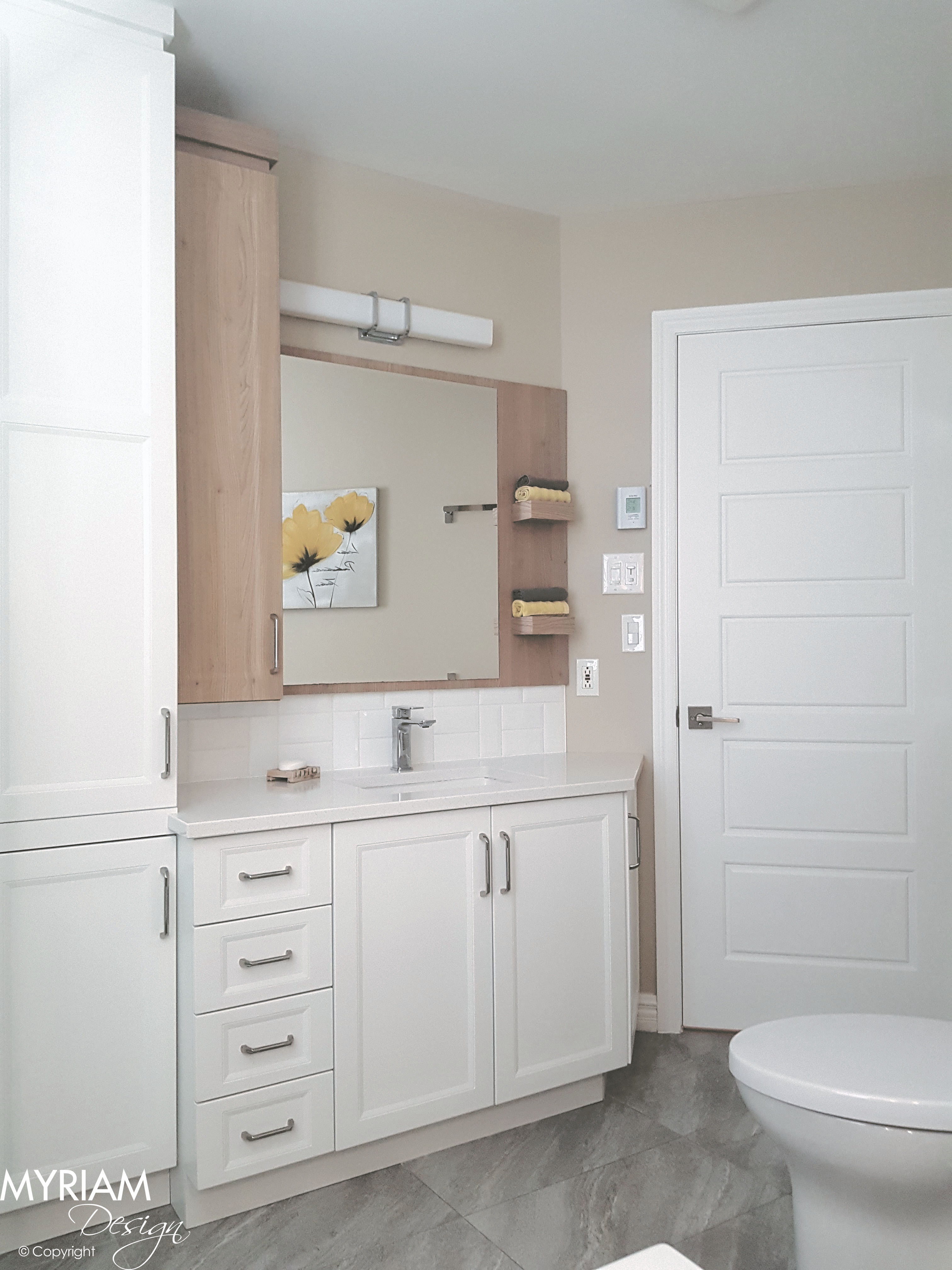 Vanité deux couleurs. - Myriam Design